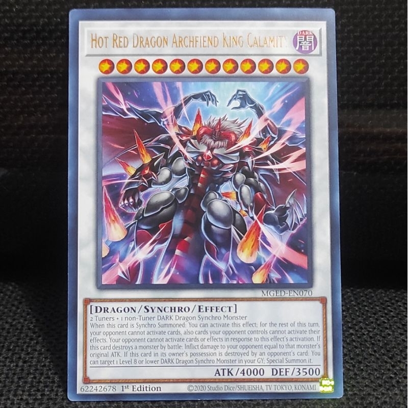 Jual Kartu Yugioh TCG Hot Red Dragon Archfiend King Calamity Rare R ORI ...