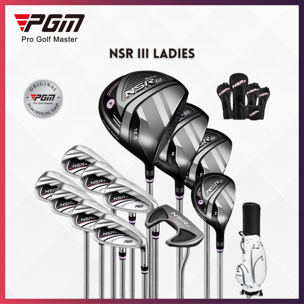 Jual PGM NSR III Ladies Series Stik Golf Full Set Women 12 Set Clubs ...