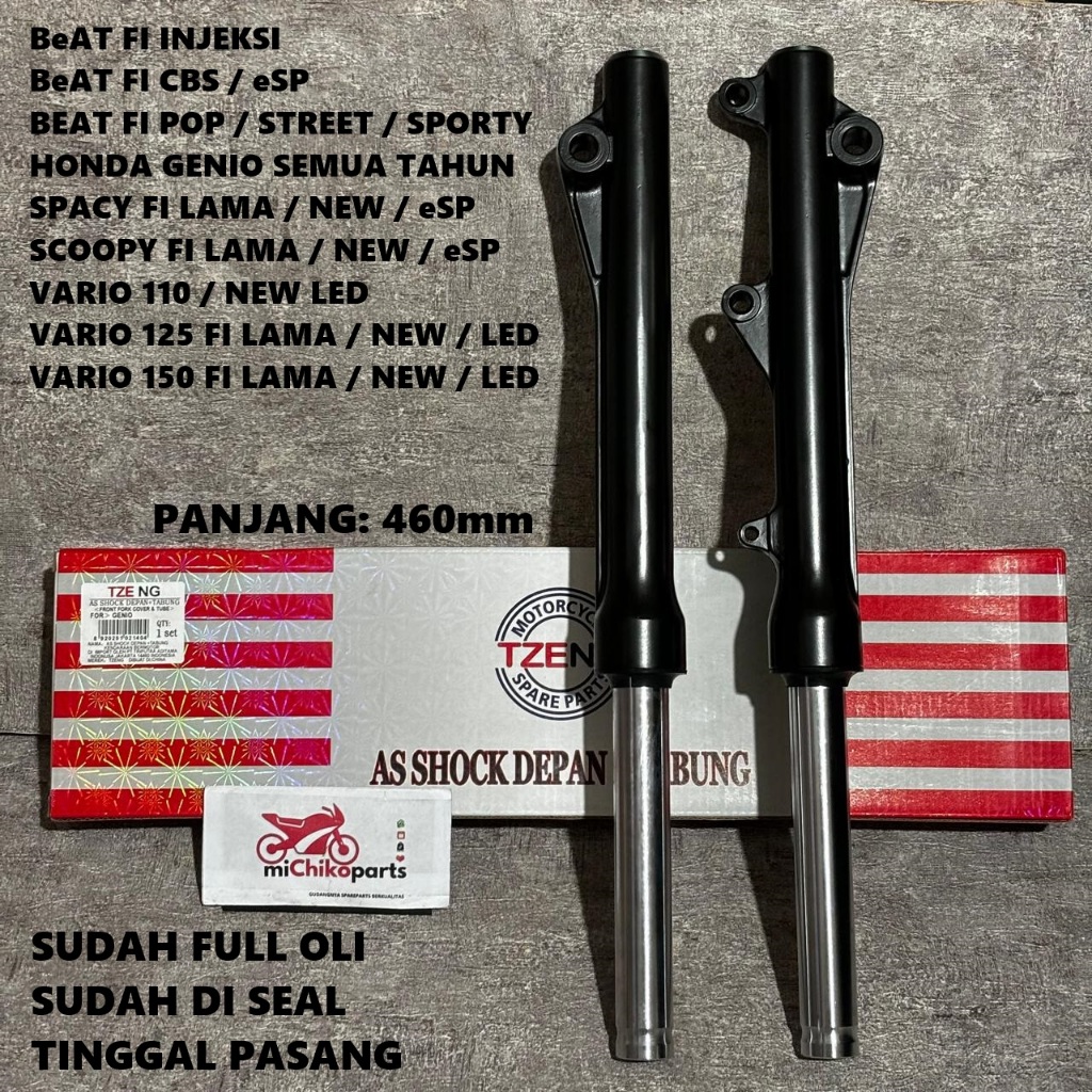 Jual As Shock Skok Depan Plus Tabung Beat Fi Injeksi Beat Pop Street ...