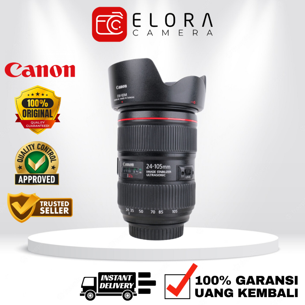 Jual Canon EF 24-105mm F4 L IS II USM / Lensa Canon 24-105 mm F 4 IS II USM | Shopee Indonesia