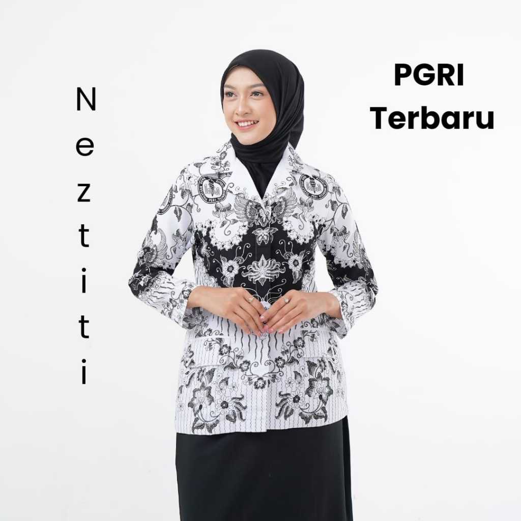 Jual Baju Seragam Batik PGRI Guru Wanita dan Pria Furing Non Furing | Shopee Indonesia