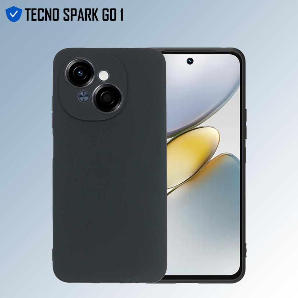 Jual Case Tecno Spark GO 1 Black Matte Premium Ultra Slim Casing ...
