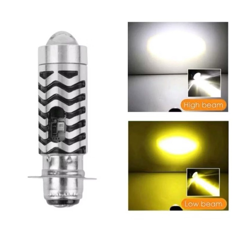 Jual LED H6 Laser Motor Bebek Matic 2 Warna Putih-putih dan Putih-kuning | Shopee Indonesia
