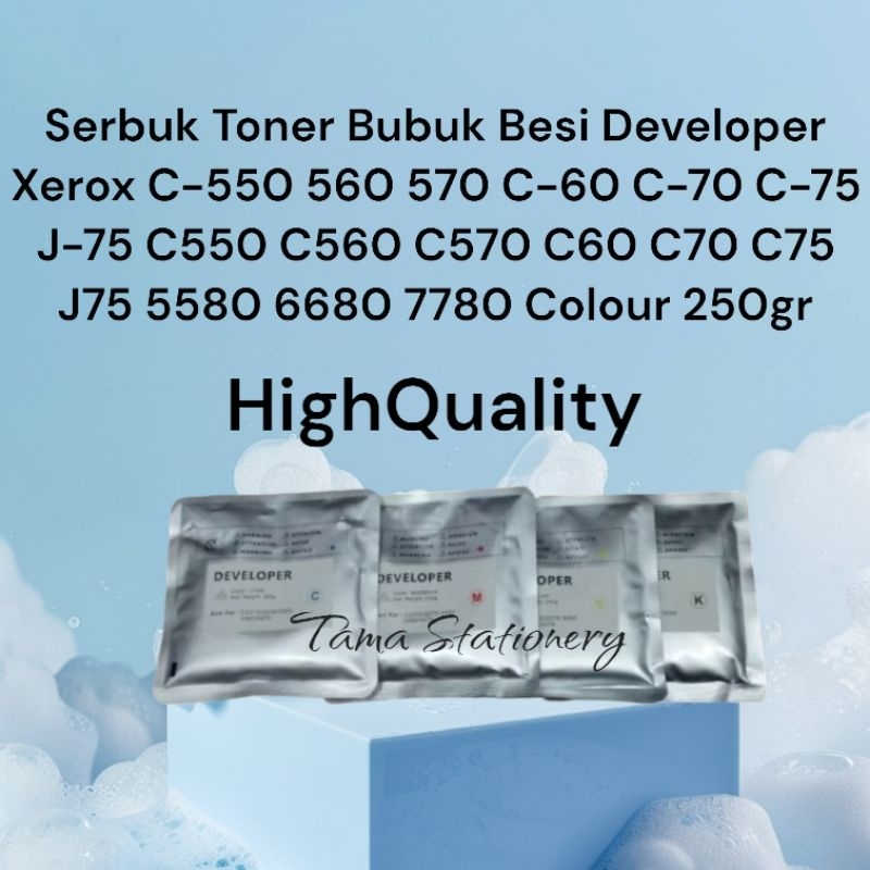Jual Serbuk Toner Bubuk Besi Developer Xerox C-550 560 570 C-60 C-70 C ...