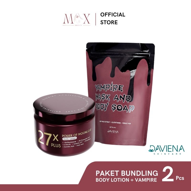 Jual DAVIENA SKINCARE - Bundling HB Dosting Lotion + Vampire | Shopee ...