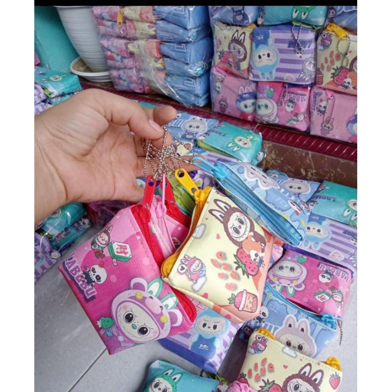 Jual POUCH KOIN MINI LABUBU / POUCH UANG KOIN LUCU KARAKTER LABUBU ...