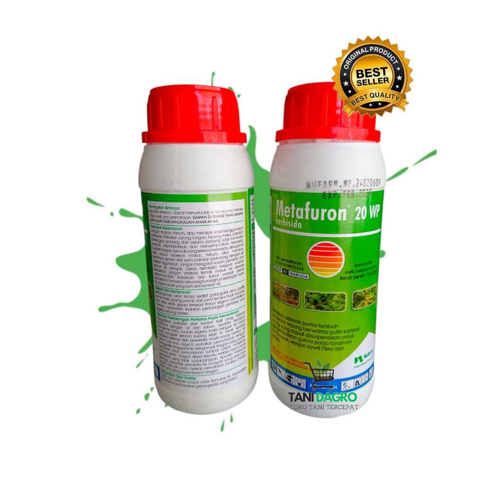 Jual Metafuron 20 WP 250 gram | Herbisida untuk Gulma Berdaun Lebar dan ...
