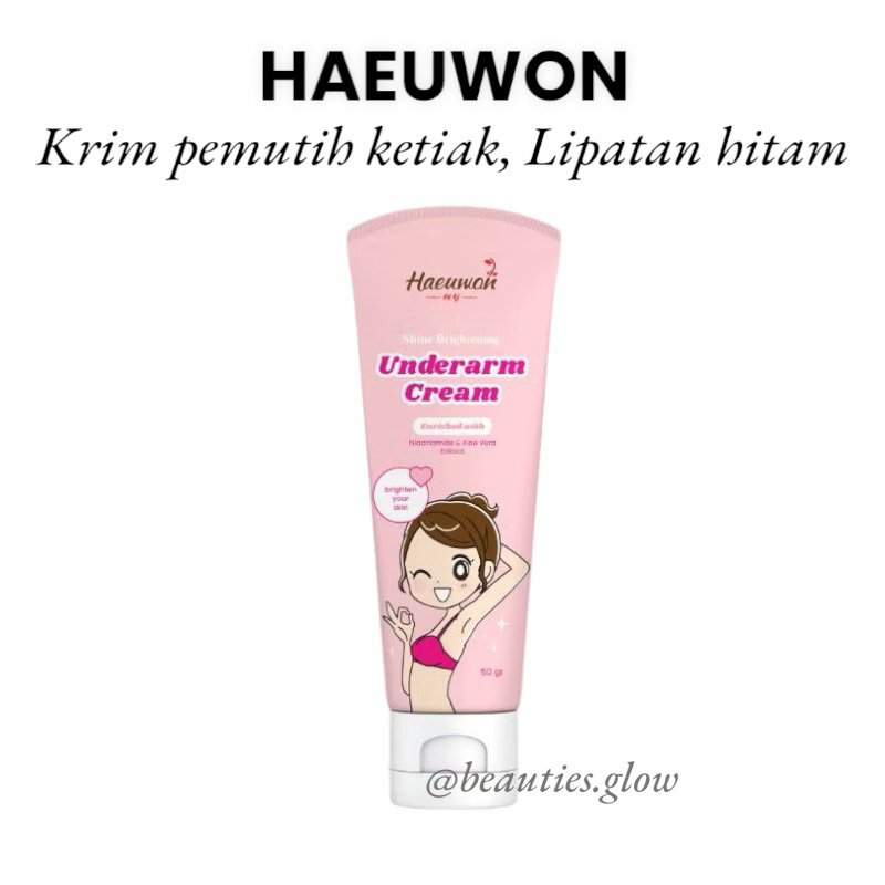 Jual HAEUWON SHINE BRIGHTENING UNDERARM CREAM | Shopee Indonesia