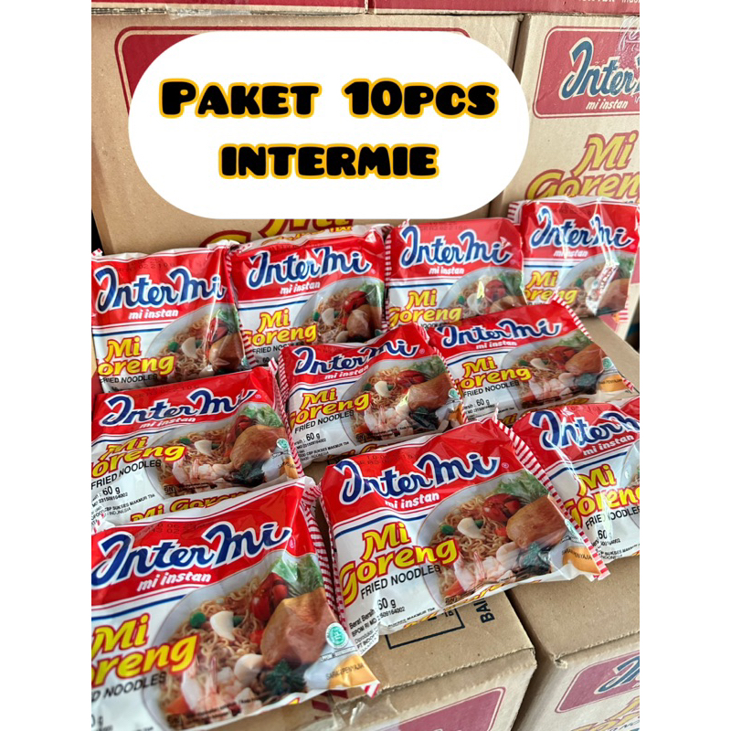 Jual Paket Intermie isi 10pcs Mie instan goreng by Indofoods | Shopee ...