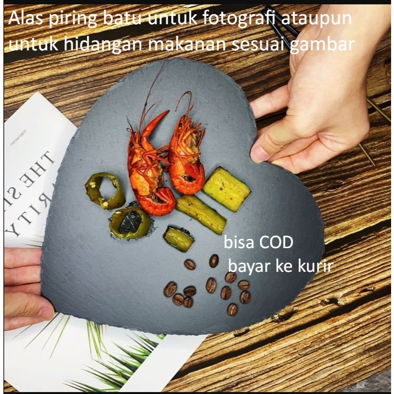 Jual Alas piring batu untuk fotografi ataupun untuk hidangan makanan ...