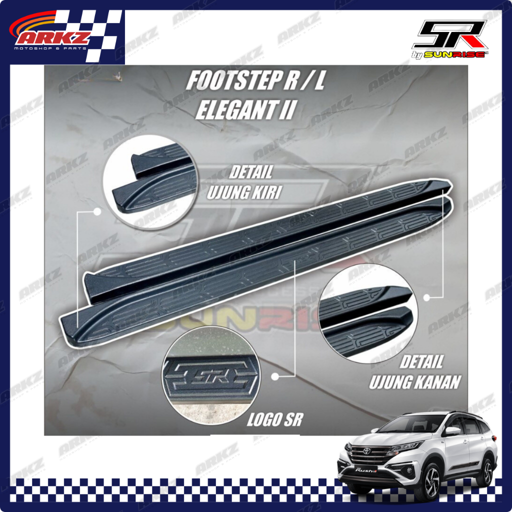Jual FOOTSTEP SUNRISE ELEGANT II TOYOTA RUSH SIDE STEP MOBIL PIJAKAN ...
