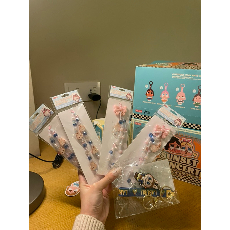 Jual ORIGINAL POPMART POPLAND Phonestrap HP Labubu / Gantungan HP ...