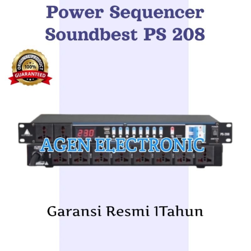 Jual Power Sequencer Soundbest PS 208 Original Power Squencer | Shopee ...