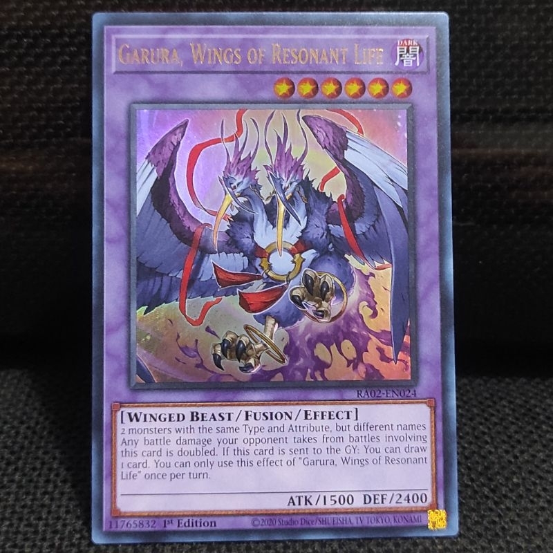 Jual Kartu Yugioh TCG Garura, Wings of Resonant Life Ultra Rare UR ORI ...