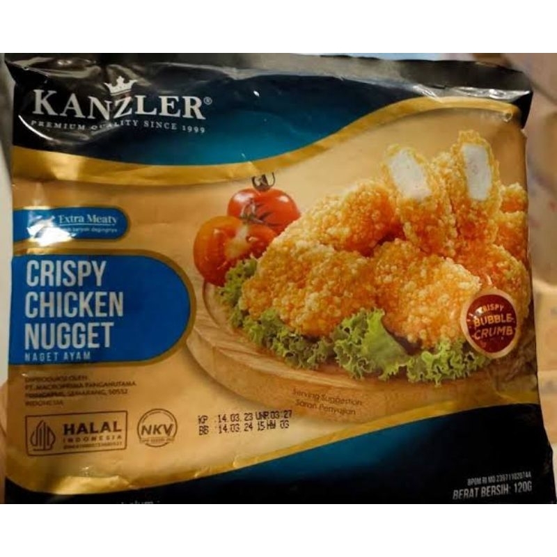 Jual Kanzler Crispy Chicken Nugget 120g isi 6 pcs | Shopee Indonesia