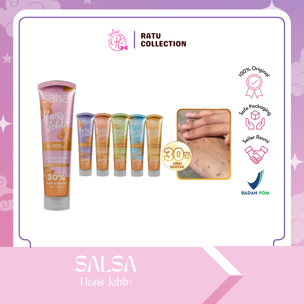 Jual NEW SALSA Hans Jebb Gel Skin Cleanser 150 gr Eksfoliasi Perontok ...