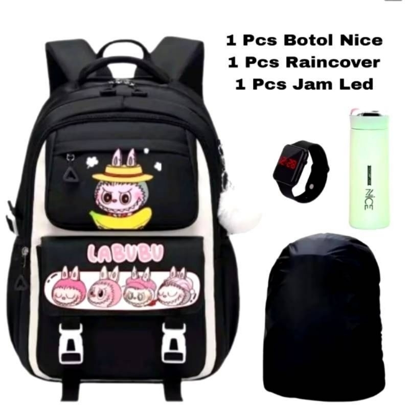 Jual Tas Labubu - Tas anak sekolah - Tas Ransel Anak - Karakter kartun Boba terbaru untuk TK ...