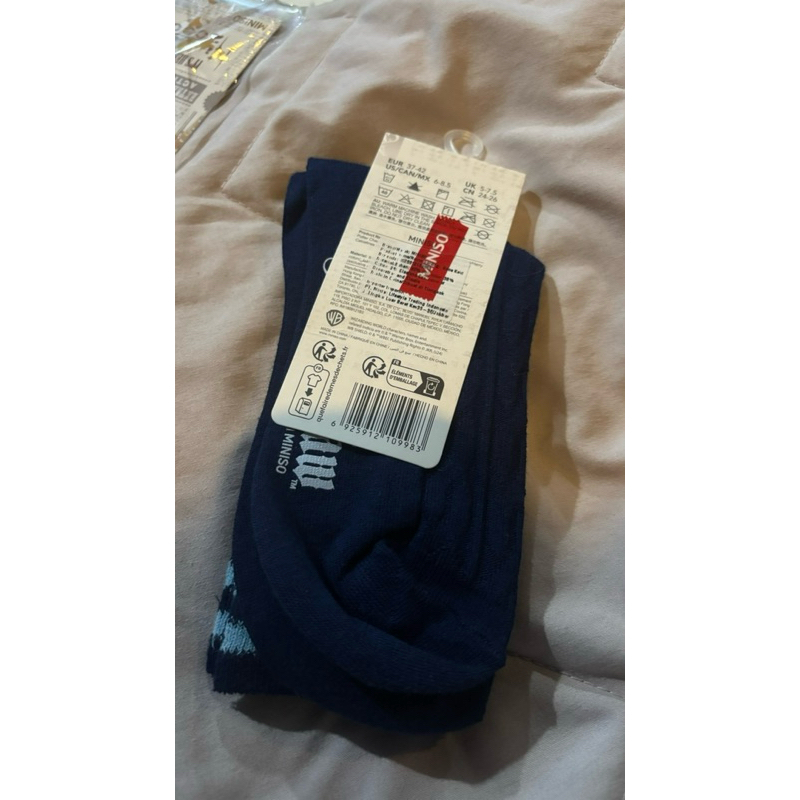 Jual Harry Potter x miniso Striped Crew Socks Ravenclaw Blue | Shopee ...