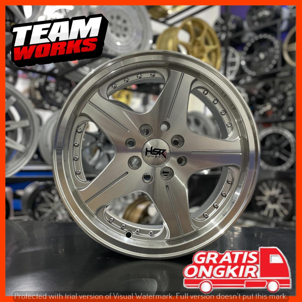 Jual VELG RACING CELONG RING 15 HSR ANAMBAS SILVER CHROME MOBIL BRIO MOBILIO JAZZ LANCER R15 ...