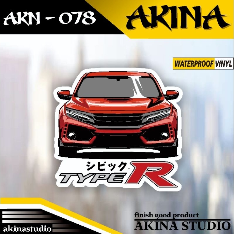 Jual sticker vinyl anti air civic FK8R type R | stiker vinyl anti air ...