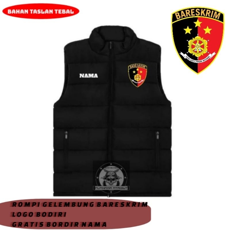 Jual rompi vest rompi bareskrim rompi gelembung | Shopee Indonesia