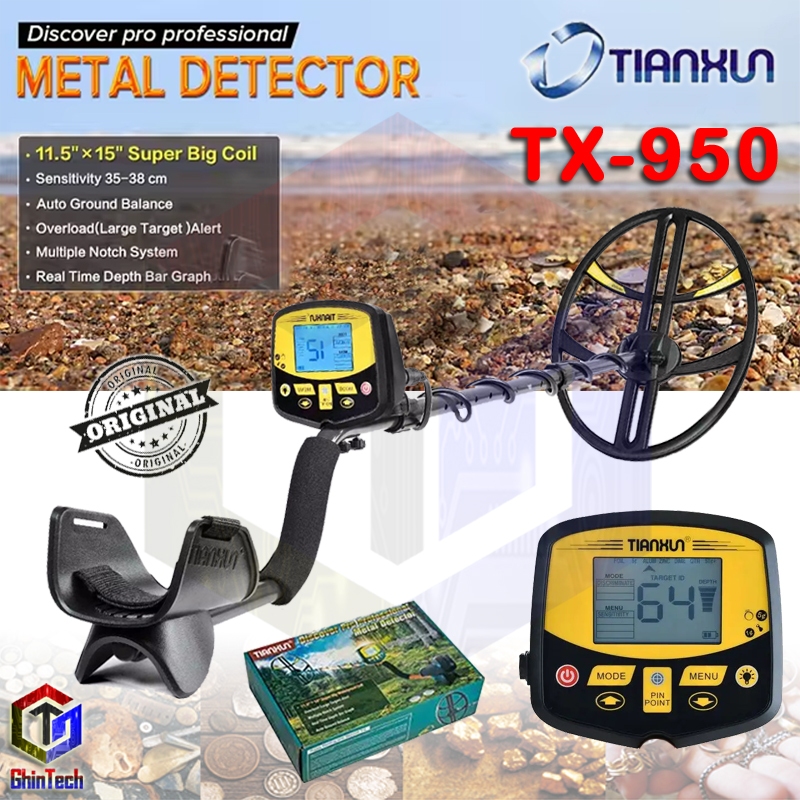 Jual TIANXUN Metal Detektor TX950 TX960 Digital Logam Emas Gold Silver Besi Alumunium Pendeteksi ...