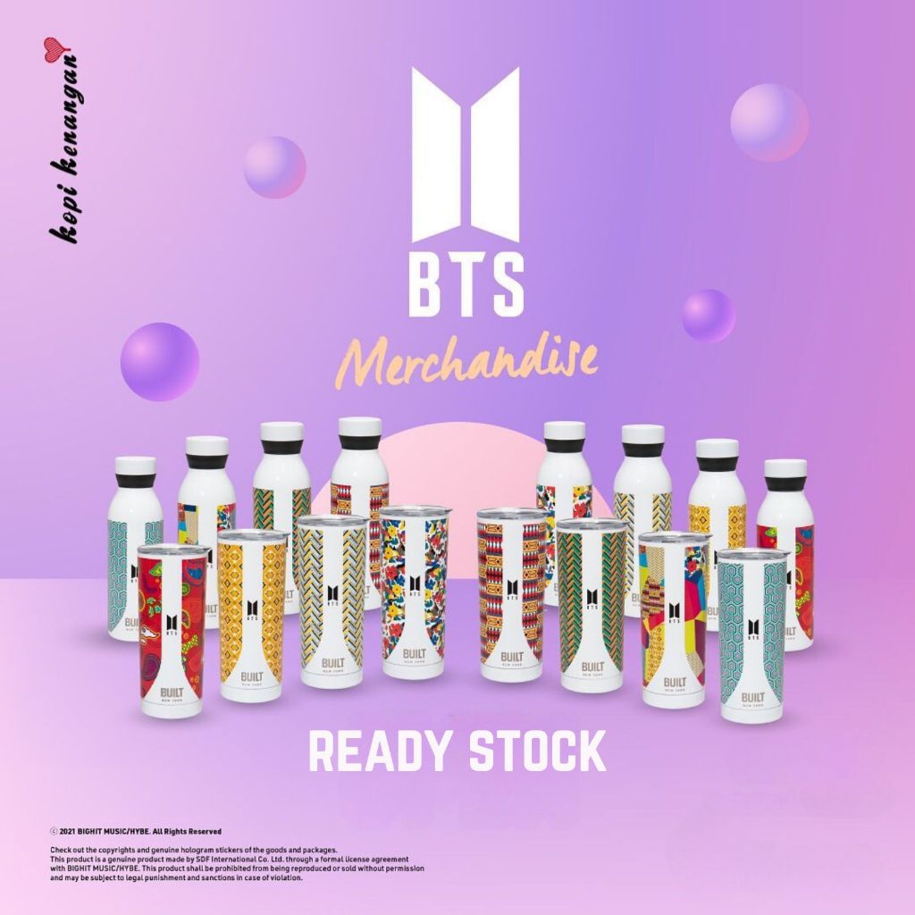 Jual Tumbler Kopi Kenangan Series BTS x Built NY // Merchandise Kopi ...