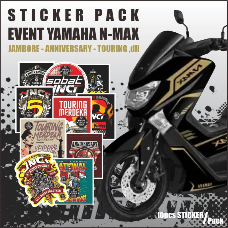 Jual stiker acara komunitas yamaha n-max/N Max - stiker touring,jambore ...