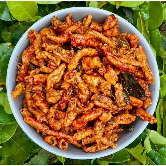 Jual KRIPIK USUS 100 GRAM EXTRA DAUN JERUK PEDAS DAN ORIGINAL | Shopee ...