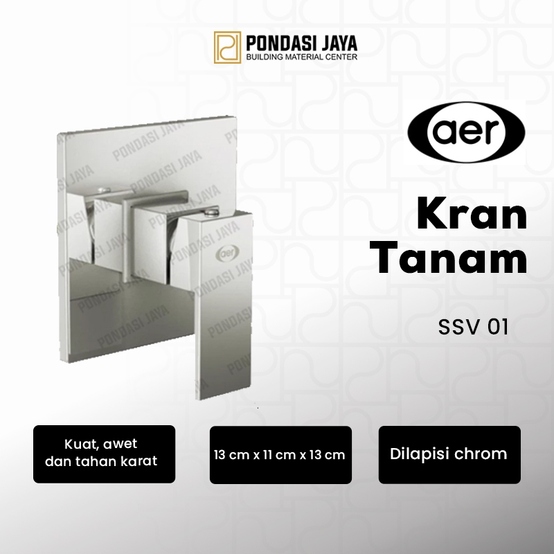 Jual AER Kran Tanam Shower Tembok Panas Dingin-Keran Air/Concealed Mixer/ SSV 01 | Shopee Indonesia