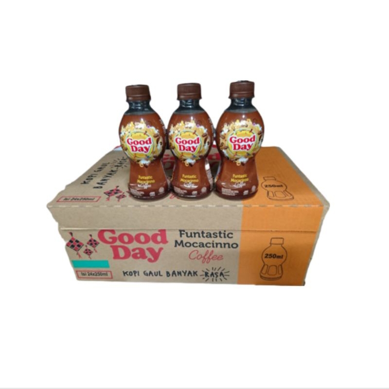 Jual Good Day Fantastic Mocacinno Coffee Botol 250ml (1 Dus/24 Pcs ...