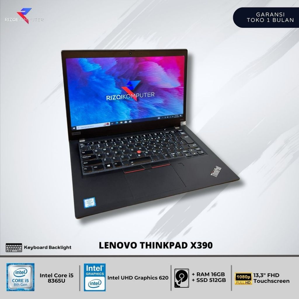 Jual Lenovo Thinkpad X390 Intel Core i5 - 8365U Ram 16GB SSD 512GB ts ...