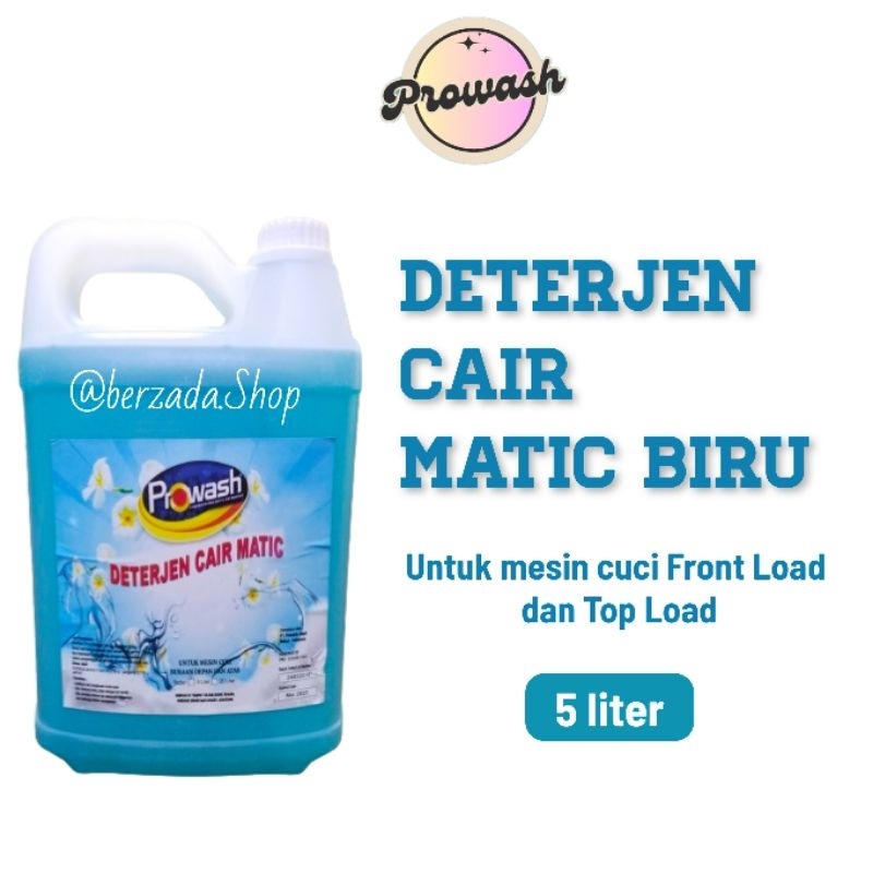Jual PROWASH DETERJEN CAIR MATIC CURAH (BIRU) / LAUNDRY / RUMAH TANGGA ...