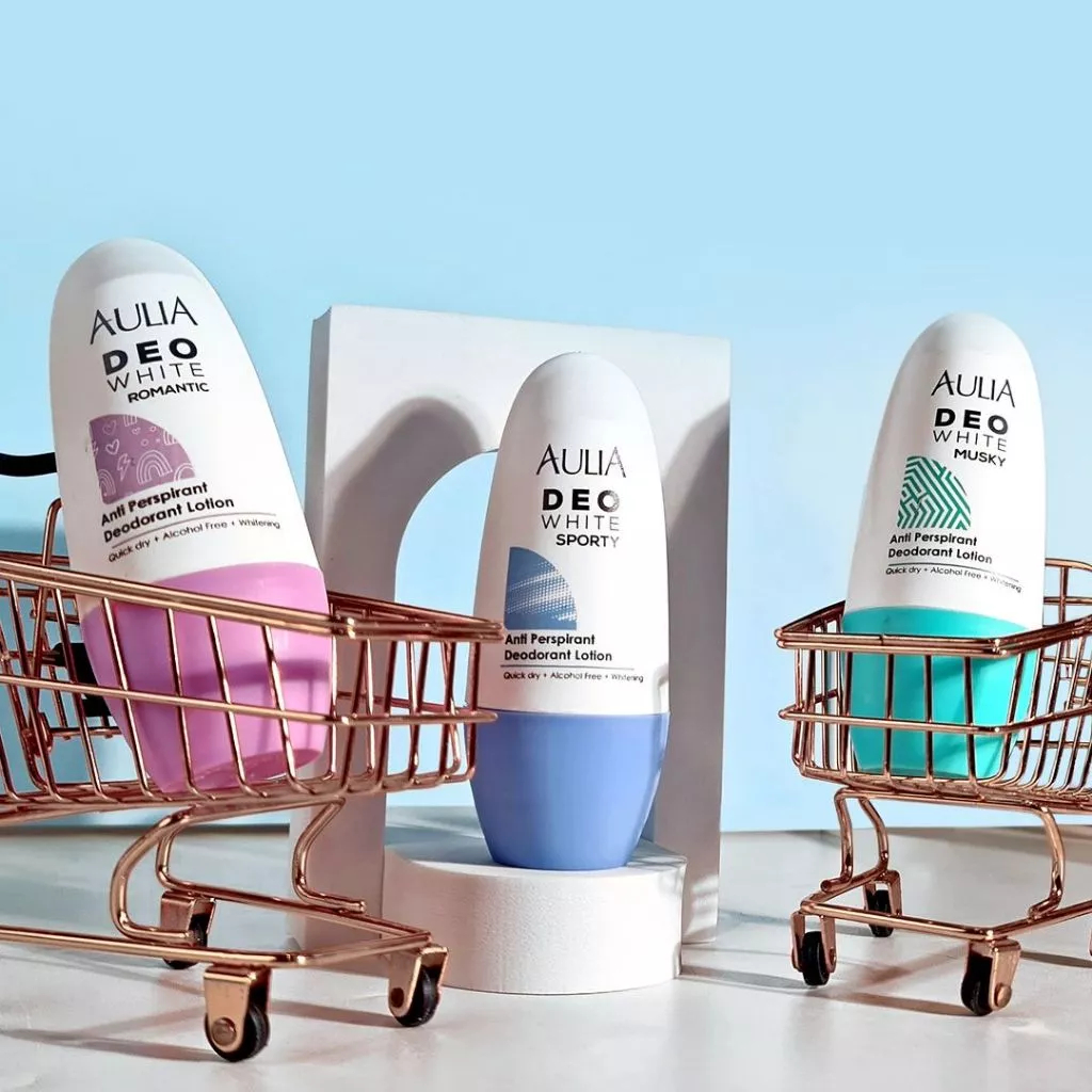 Jual [New Kemasan] AULIA Deo White Roll On 50ml Deodorant Unisex Tanpa ...