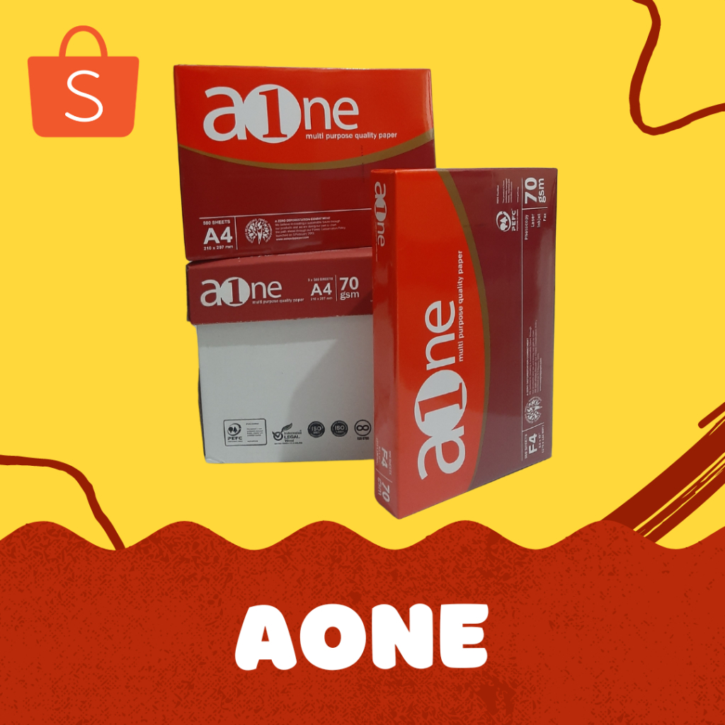Jual Kertas HVS AONE F4 70 Gram / GSM | Shopee Indonesia