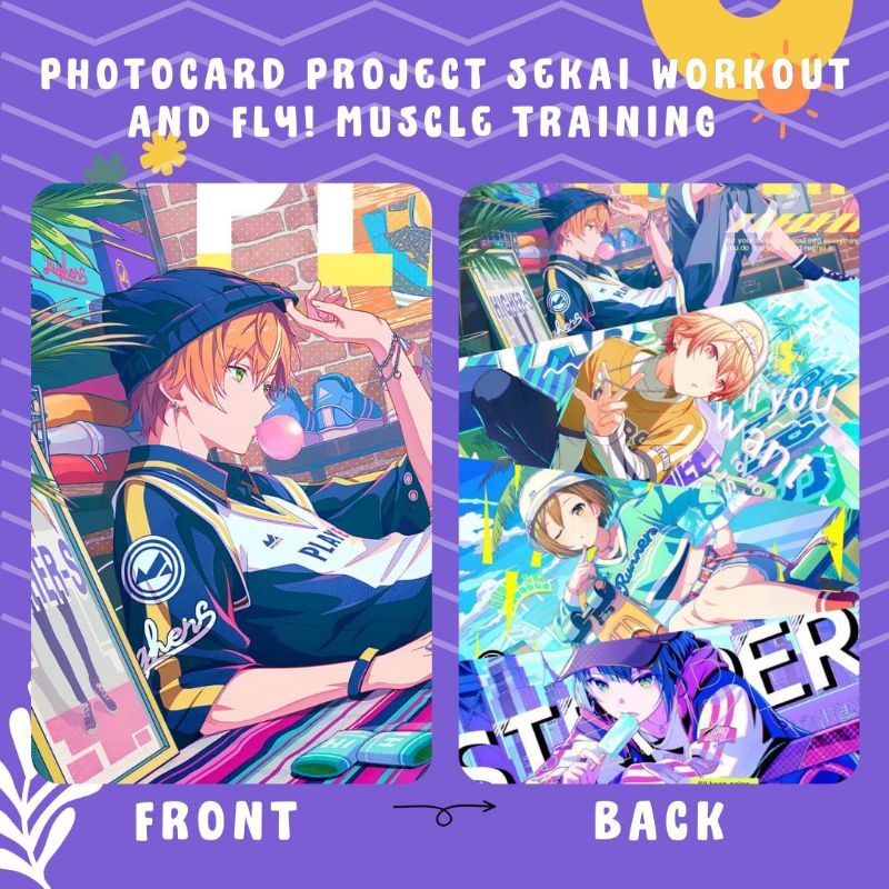 Jual PHOTOCARD PROJECT SEKAI WORKOUT AND FLY! MUSCLE TRAINING CETAK 2 ...
