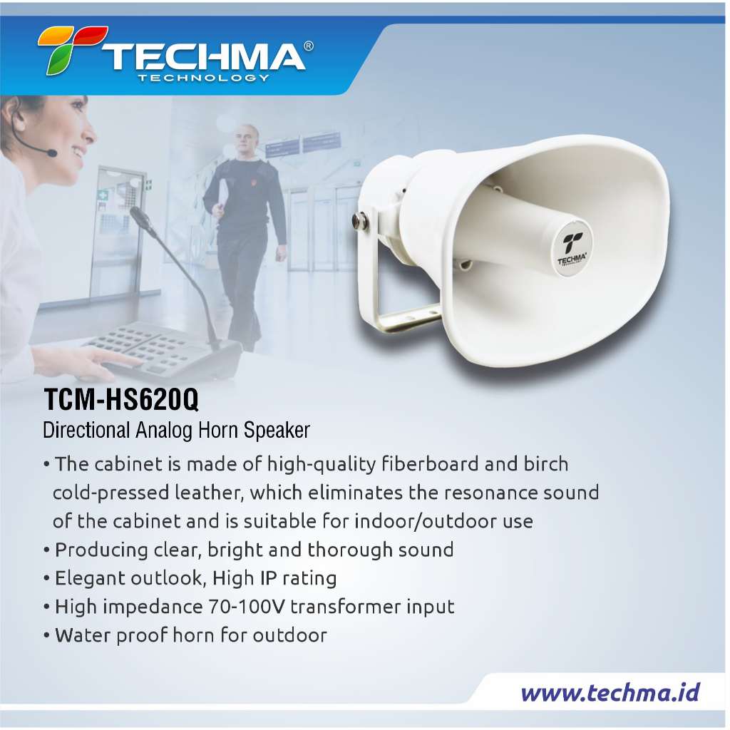 Jual TECHMA TCM-HS620Q, ANALOG HORN SPEAKER 15Watt | Shopee Indonesia