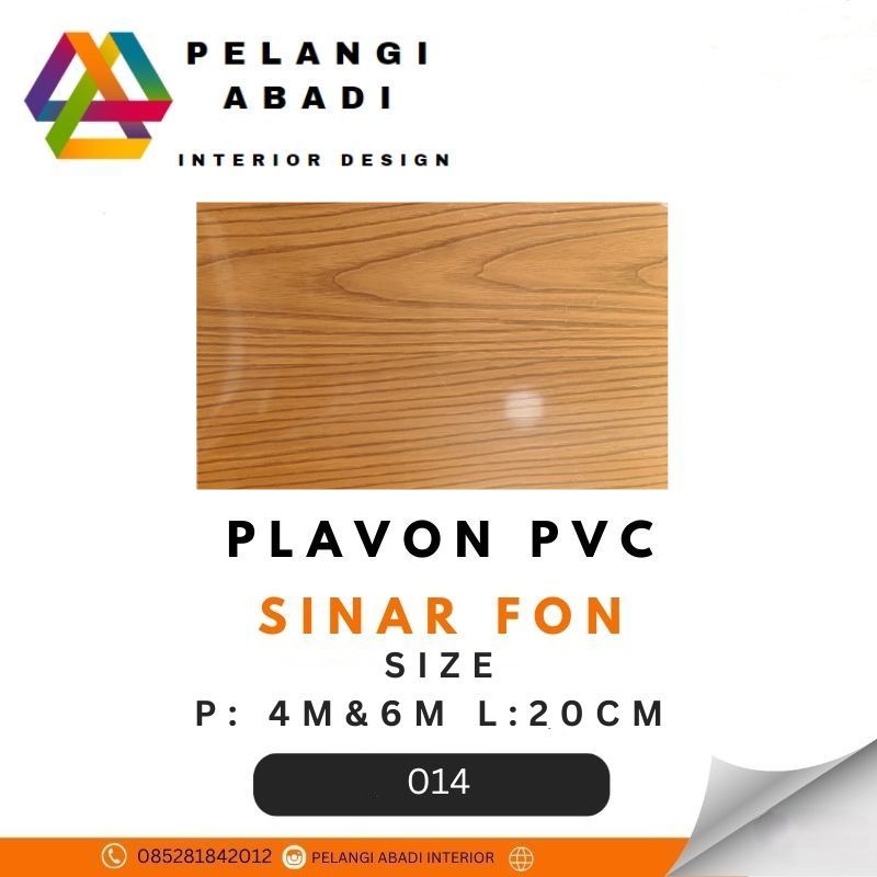 Jual Plafon PVC Putih Polos / Plavon pvc Ceiling Merk sinarfon Anti ...