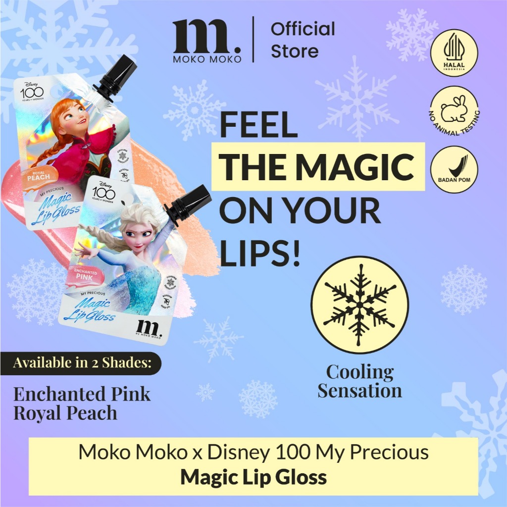 Jual [GIFT] Moko Moko x Disney 100 My Precious Magic Lip Gloss ...