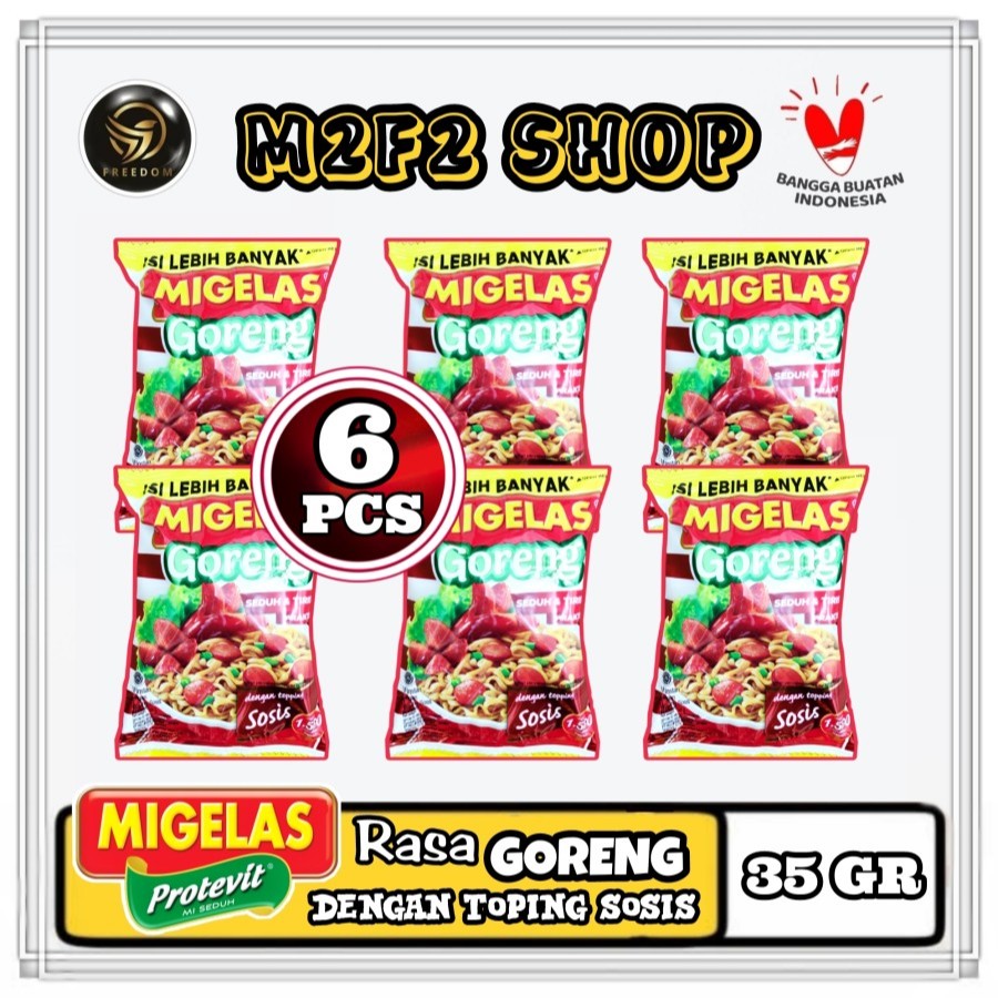 Jual MIGELAS Protevit Mie Gelas Seduh Mie Goreng Rasa Original Sachet ...