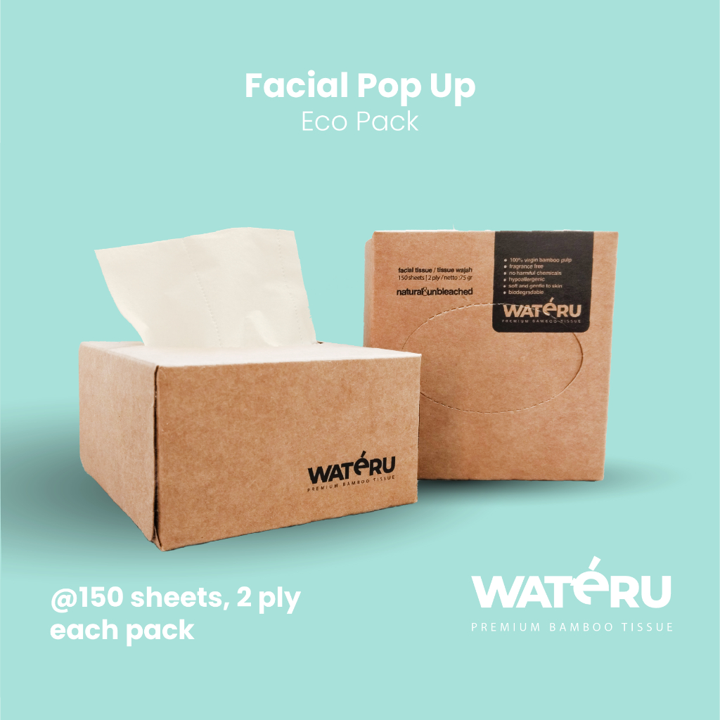 Jual Wateru Premium Bamboo Tissue / Tisu Bambu - Karton Pack Pop up ...