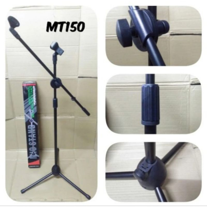 Jual STAND MIC / STANDING MICROPHONE BERDIRI LANTAI TRIPOD | Shopee Indonesia