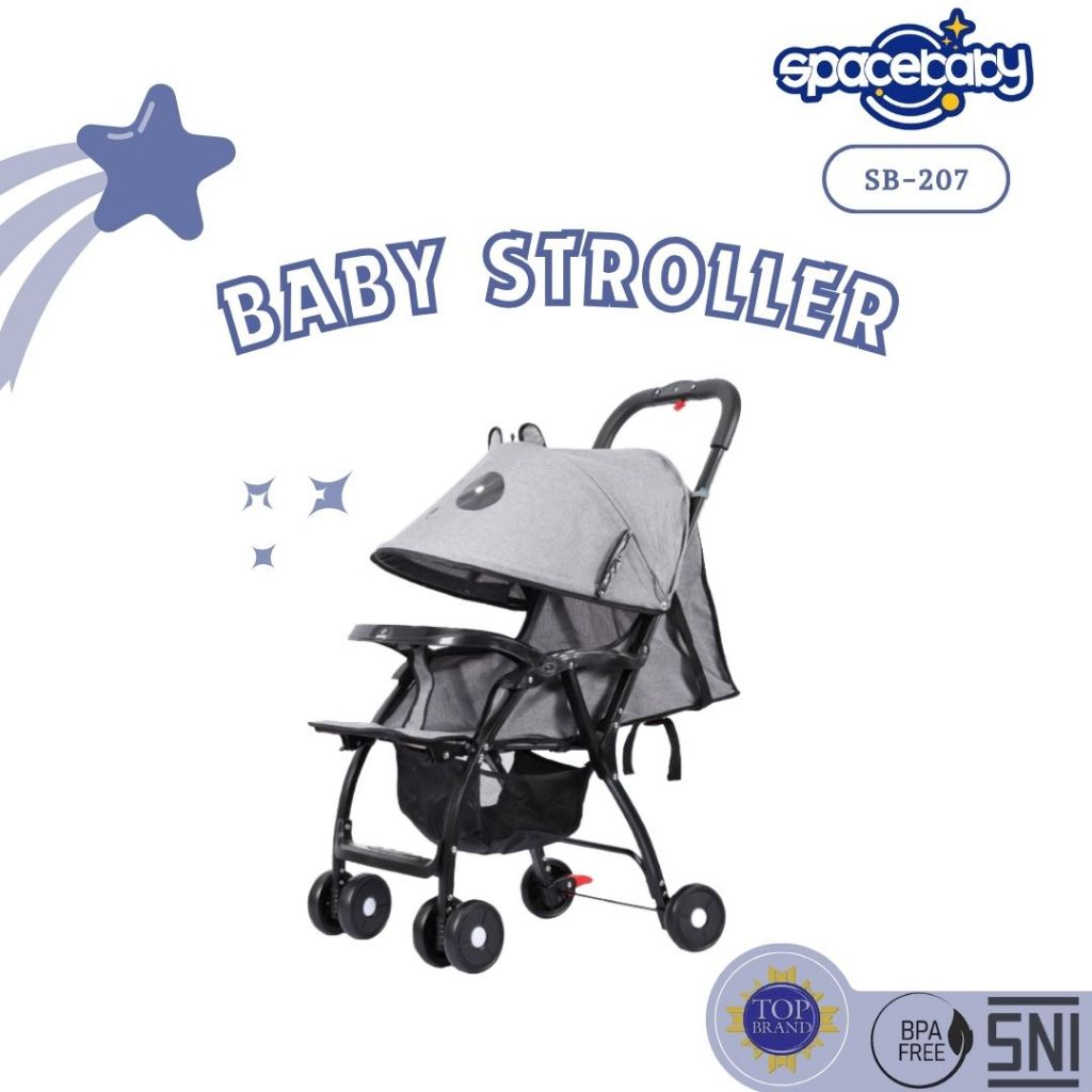 Jual Spacebaby Baby Stroller Kereta Dorong Bayi SB 207 | Shopee Indonesia