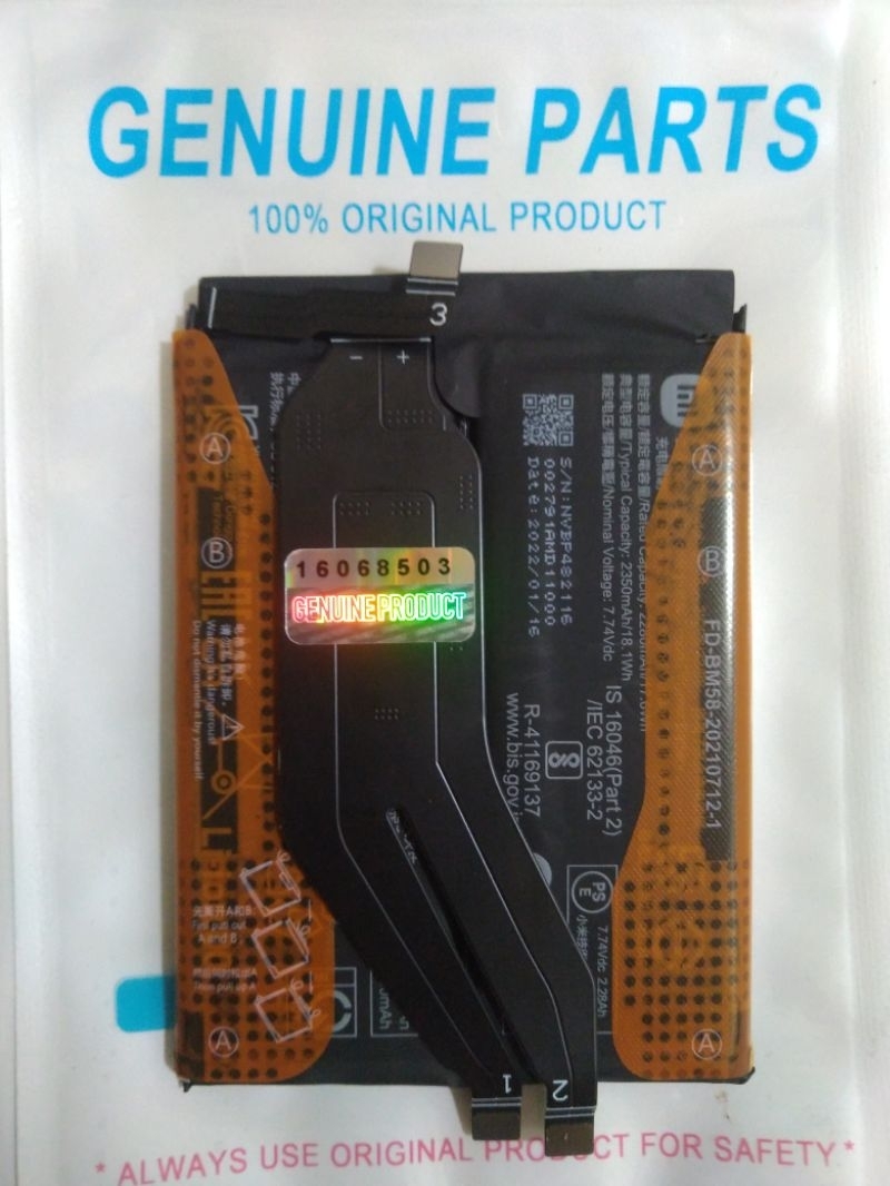 Jual Xiaomi BP48 BP-48 Original 100% GENUINE Batu Batre Battery Baterai ...