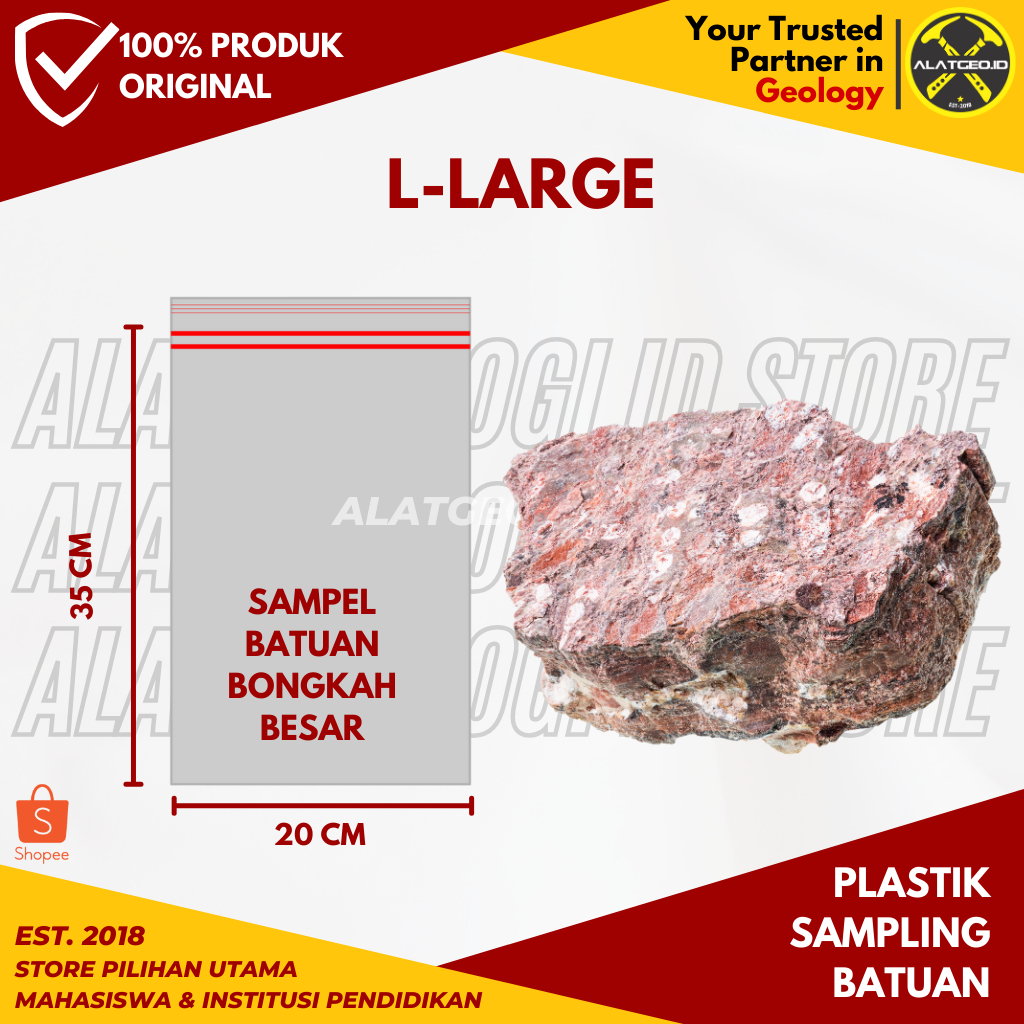 Jual Plastik Sampel Klip Batuan - Geologi | Shopee Indonesia