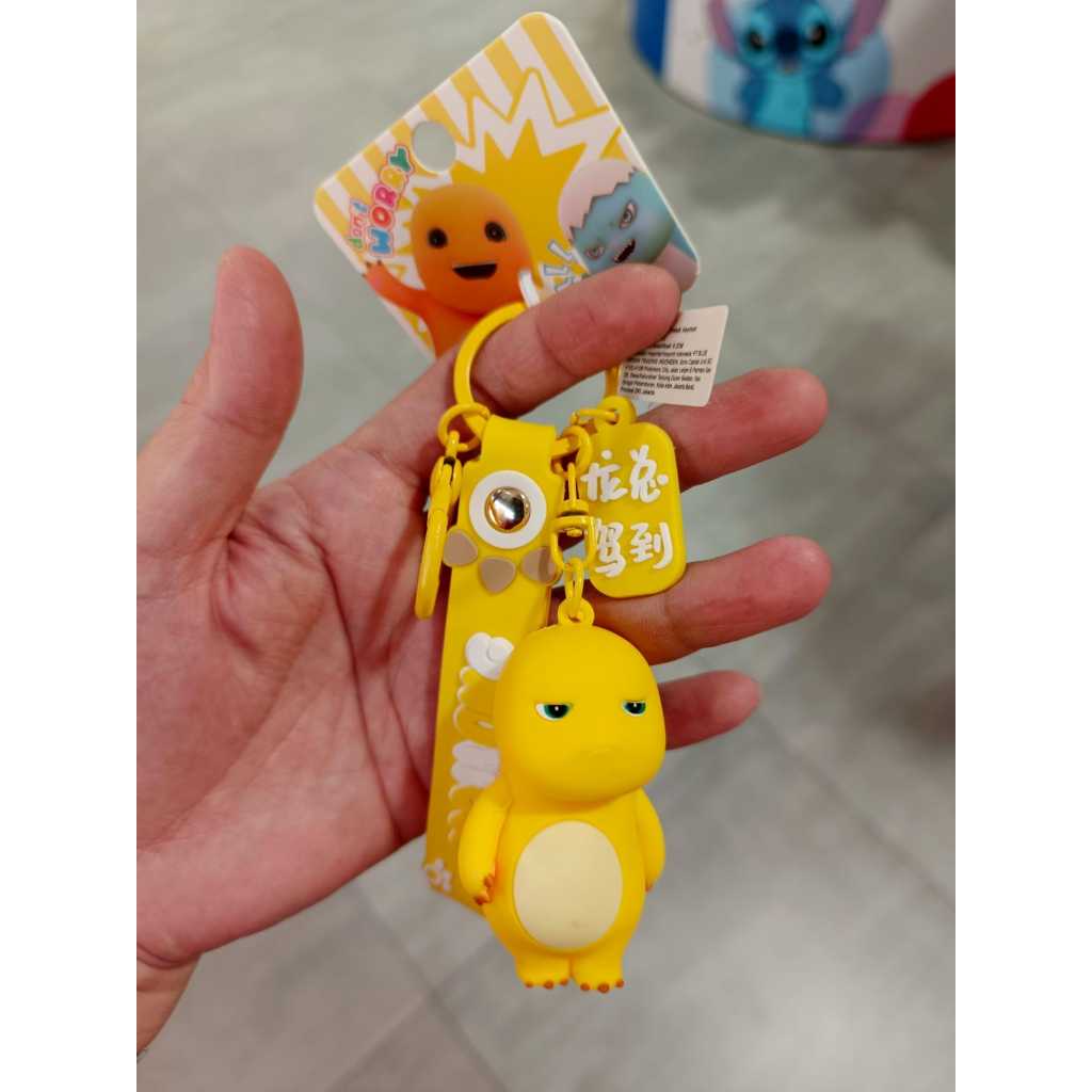 Jual Gantungan kunci nailong original real pict ganci naga susu dino ...