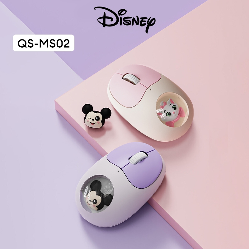 Jual DISNEY QSMS02 Wireless Mouse Bluetooth Mouse Silent DPI 1200 Dual ...