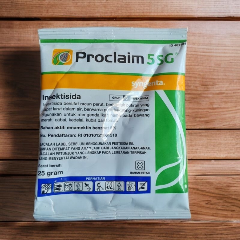 Jual INSEKTISIDA PROCLAIM 5 SG 25 GRAM | Shopee Indonesia