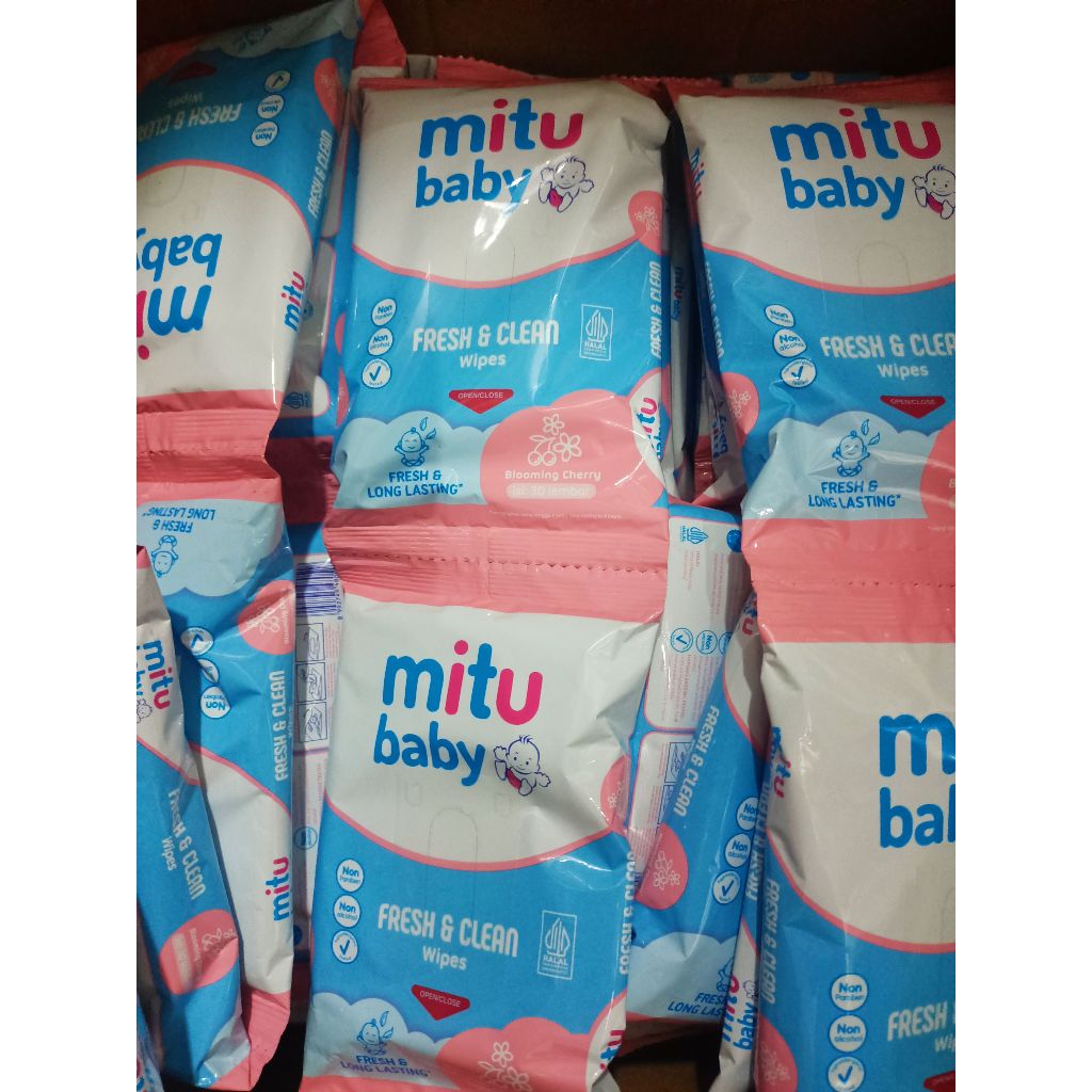 Jual Mitu Baby Fresh & Clean Wipes Isi 30 Lembar | Shopee Indonesia