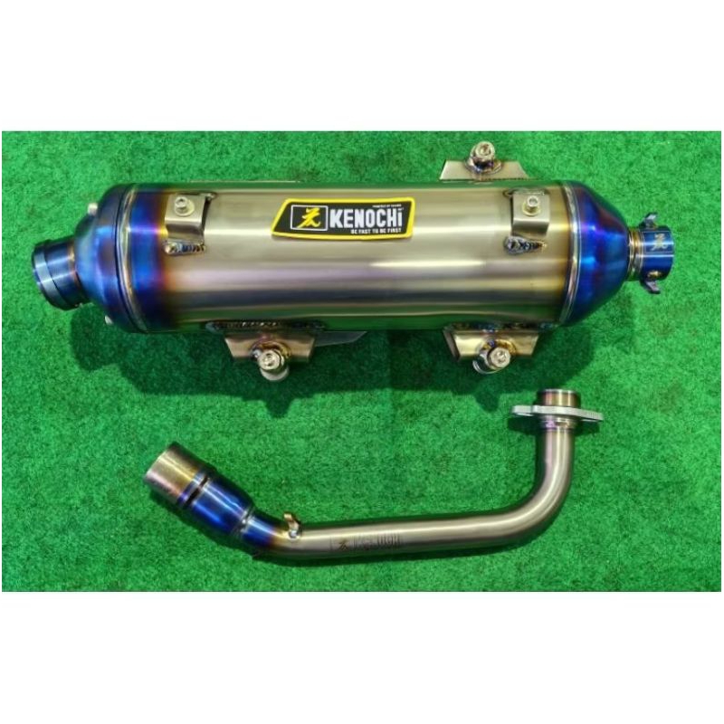 Jual KNALPOT KENOCHI MIO EXEL K2 100℅TITANIUM | Shopee Indonesia